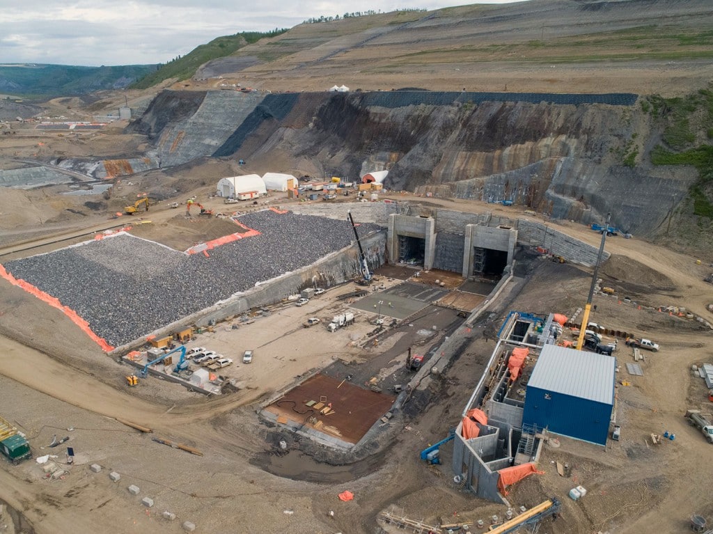River diversion tunnels opened at Site C damn project