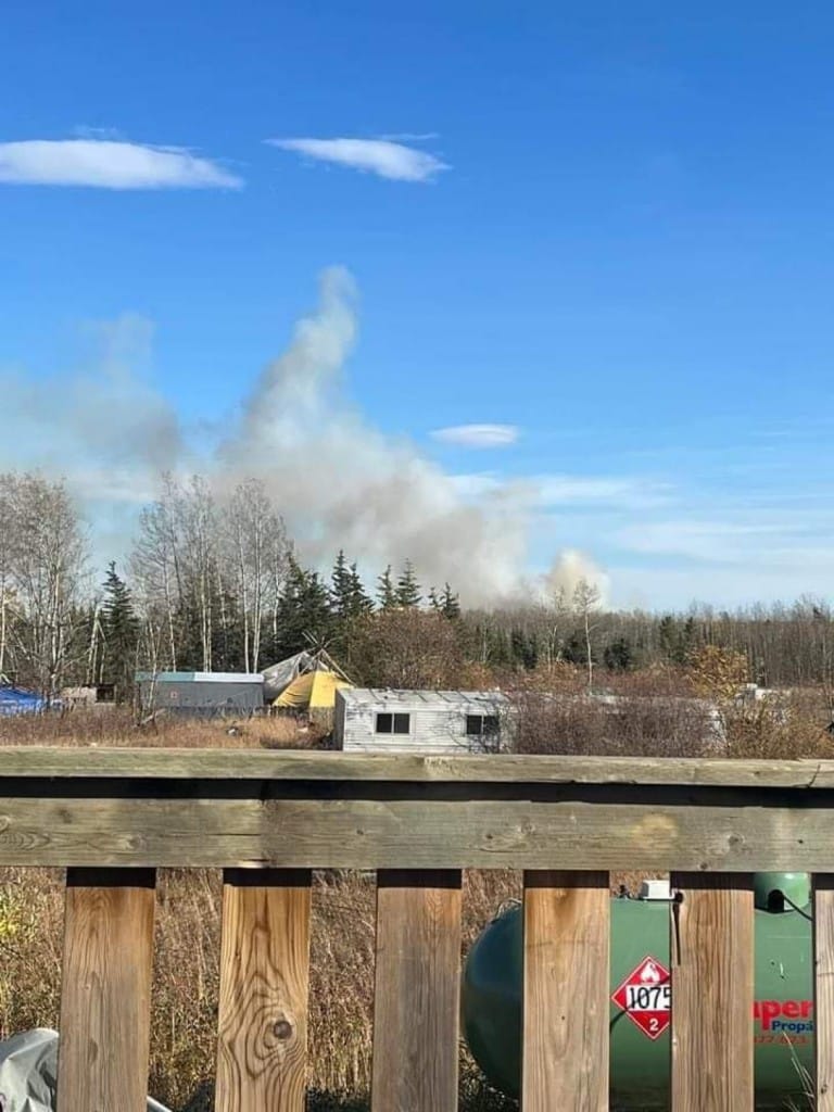 Grassfire results in short evacuation for Blueberry River First Nation