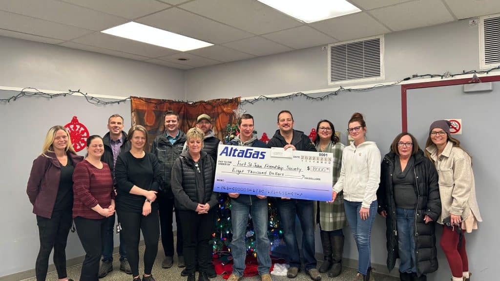 AltaGas donates $8K to Friendship Society