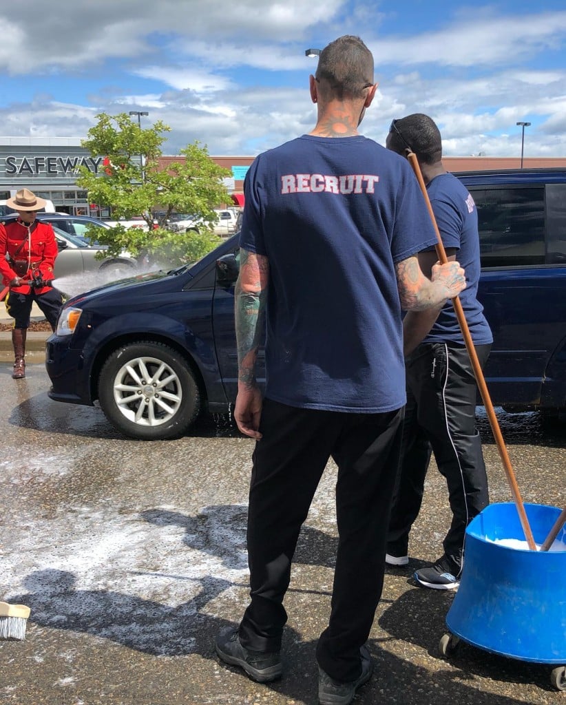 Cops for Cancer weekend car wash a success