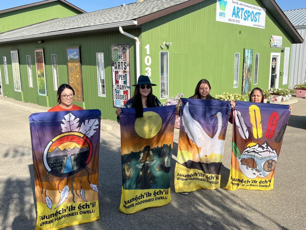 New Fort St. John city banners feature Indigenous art and language