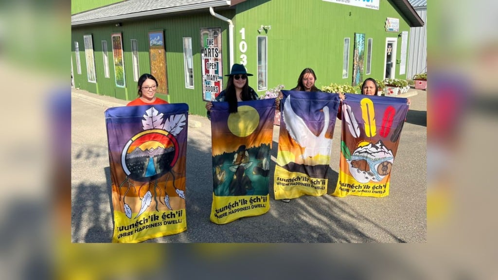 New Fort St. John city banners feature Indigenous art and language