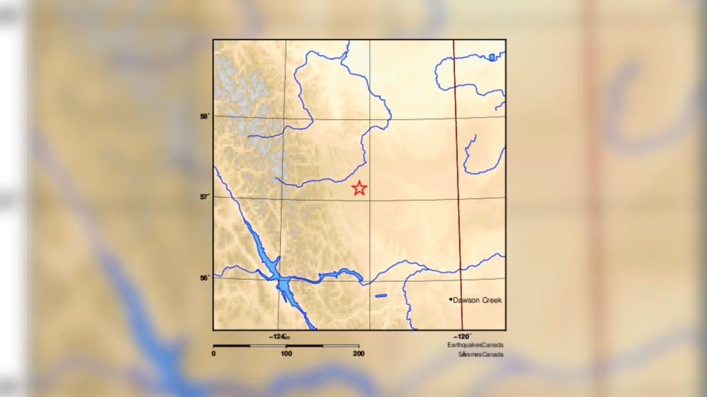 Second earthquake recorded near Fort St. John