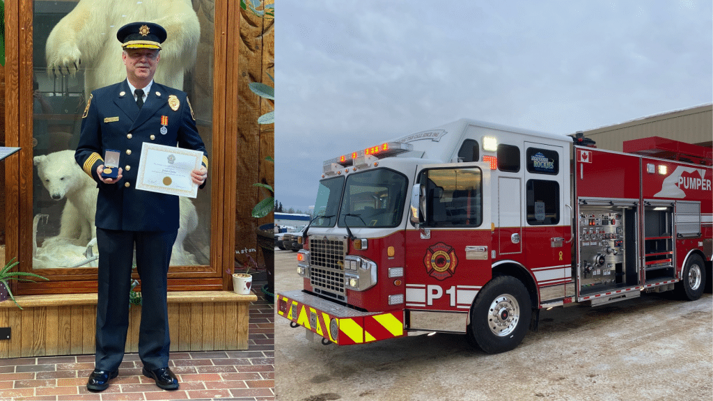 Fort Nelson Fire Chief recognized for service, two engines retired