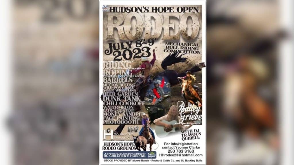 Hudson's Hope Open Rodeo to return after 15-year hiatus