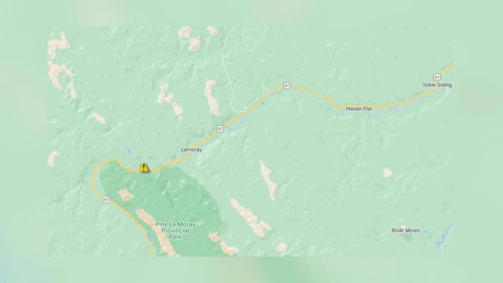 Highway 97 reopened in Pine Pass