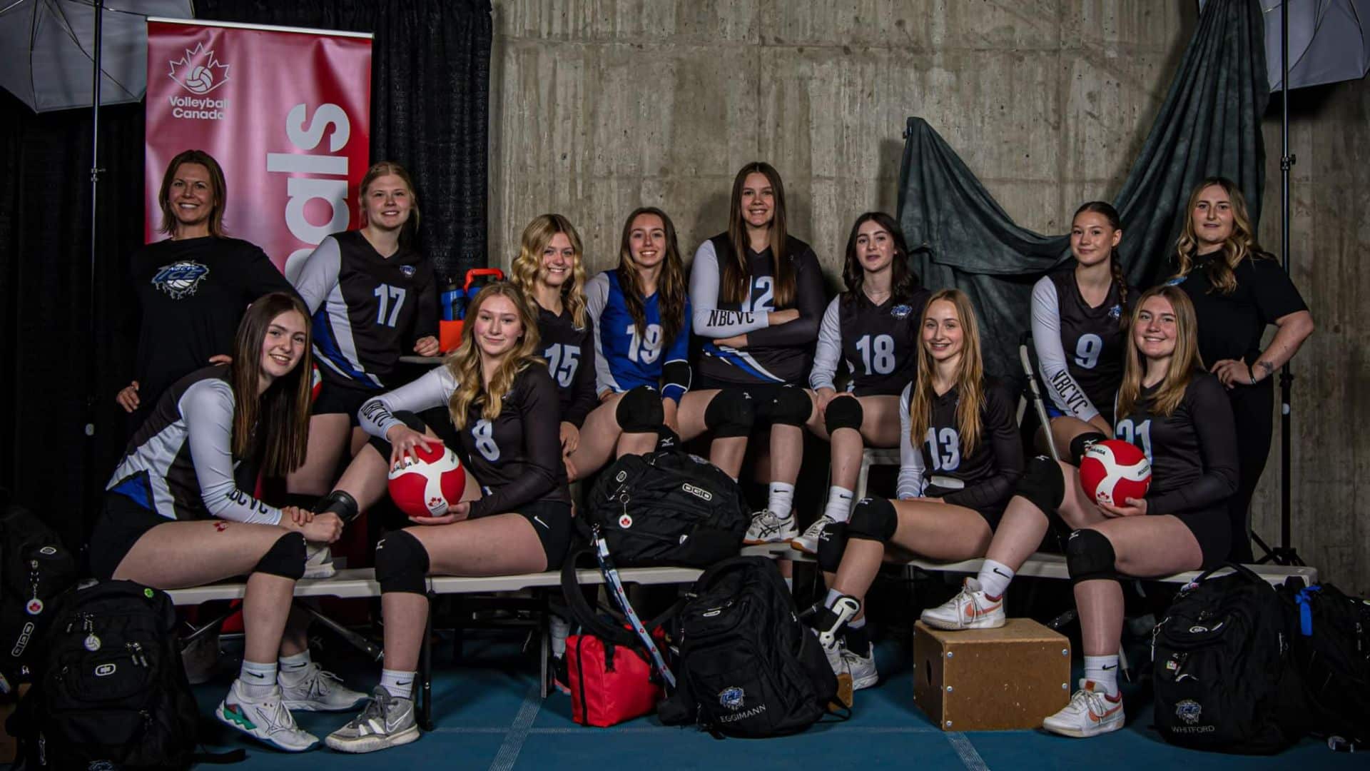 Fort St. John Ice Volleyball U16 girls win silver at nationals