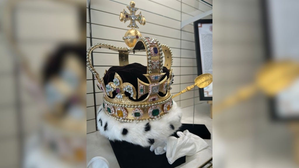 Local youth entrepreneur creates replica crown, spoon for Charles III’s ...