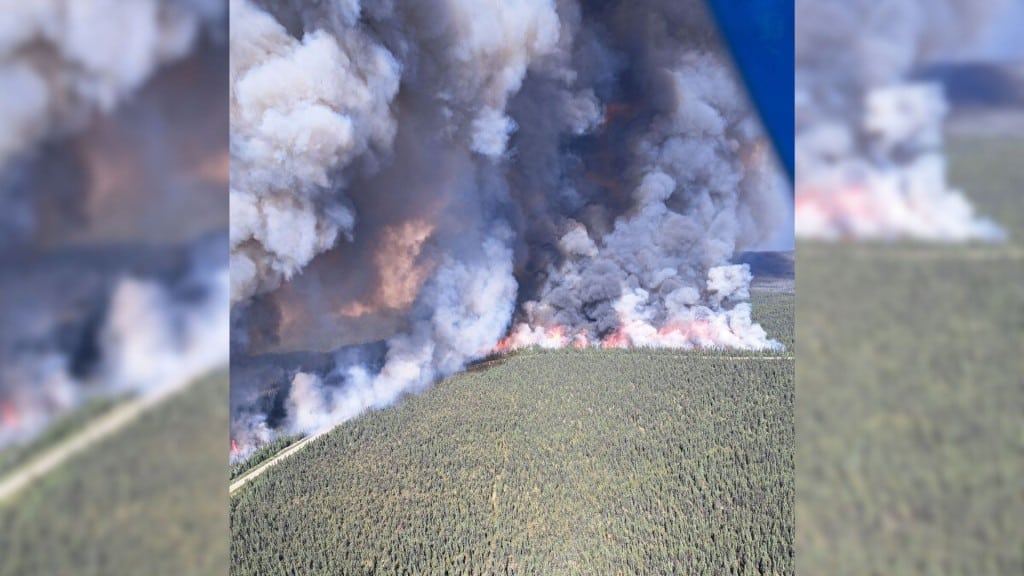 Record-breaking Donnie Creek wildfire continues to grow