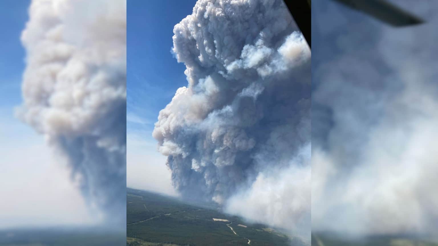 Donnie Creek wildfire grows as storms descend from north