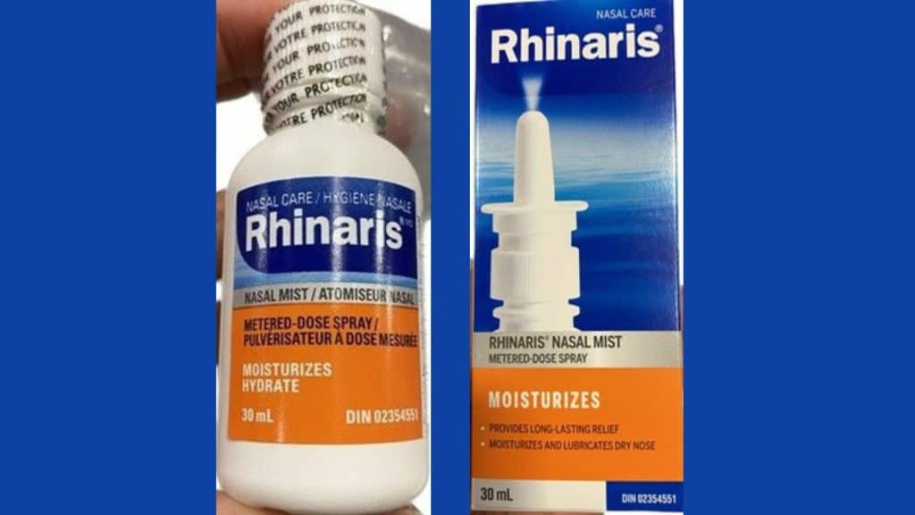 Rhinaris Nasal Mist recalled due to microbial growth