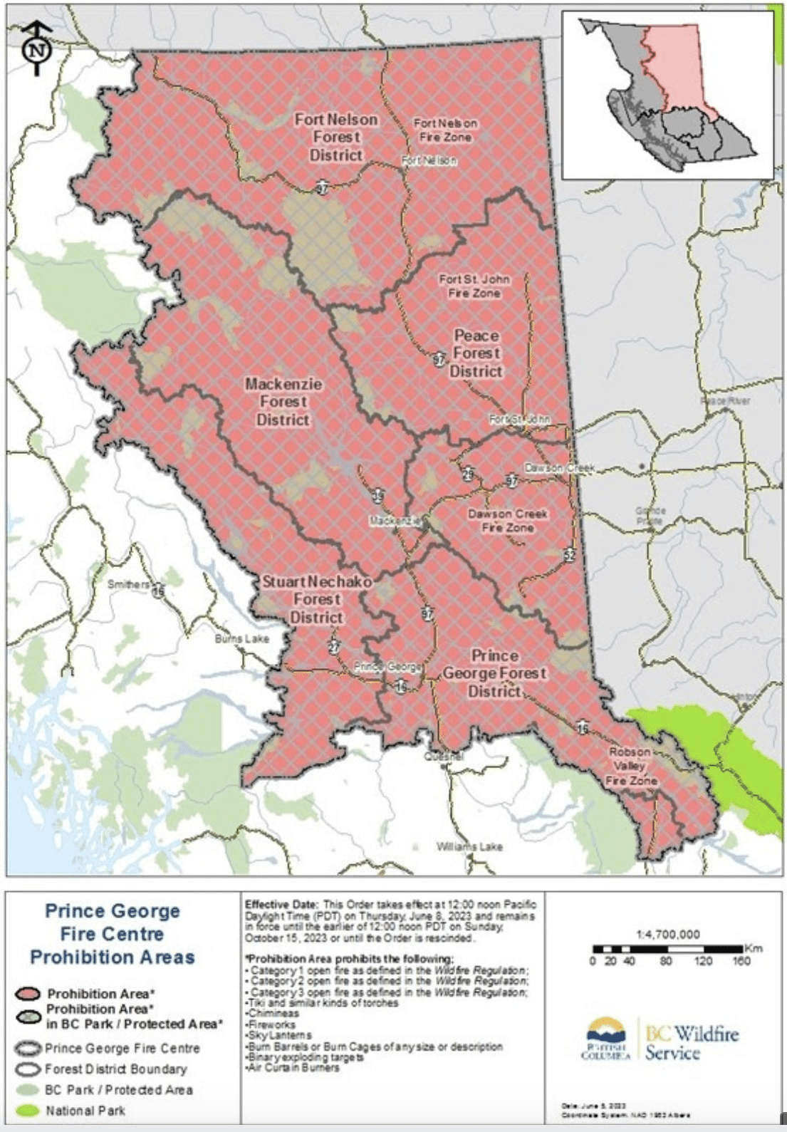 Prince George Fire Centre reverses decision to rescind campfire ban