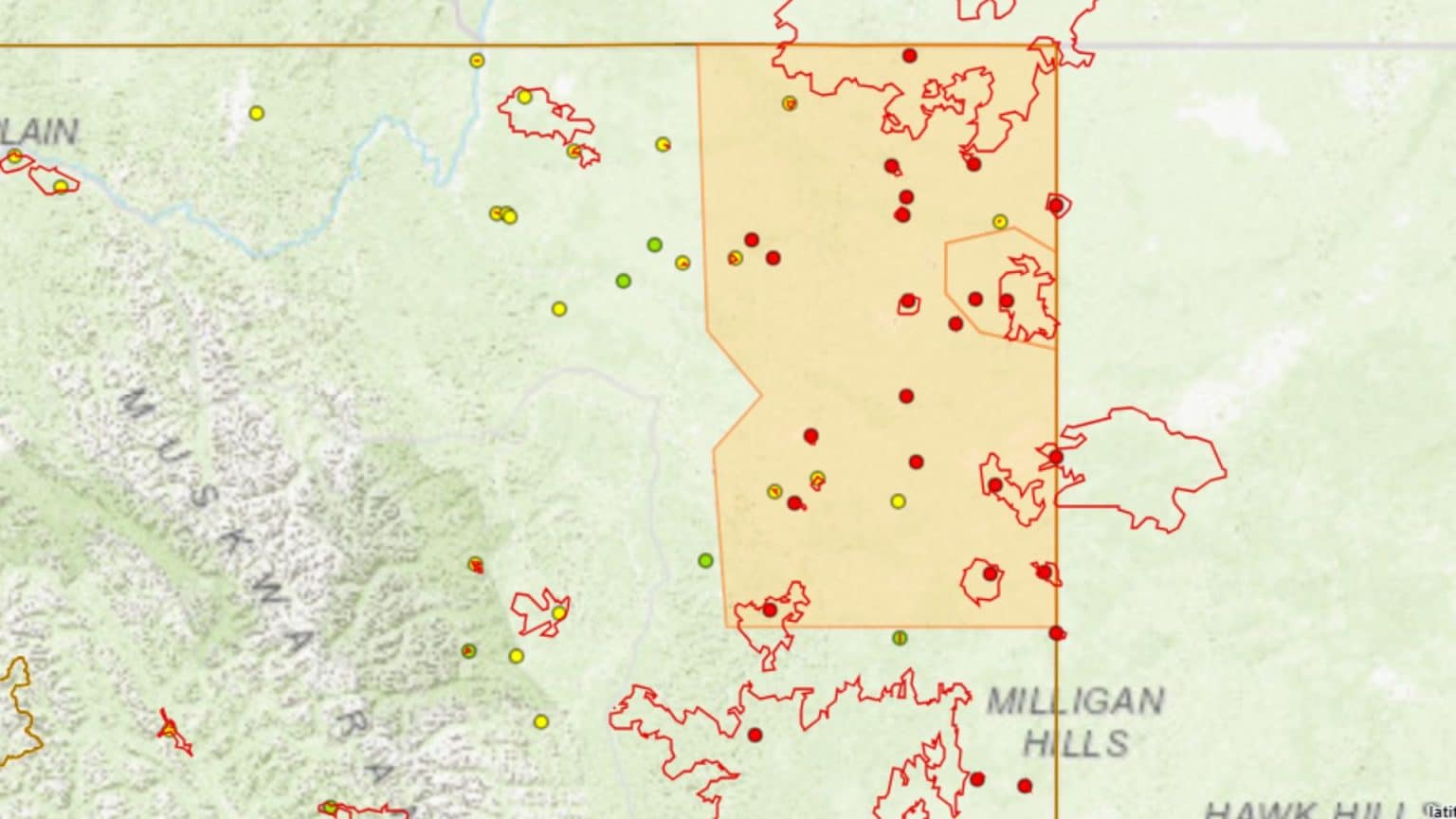 Evac alert issued for northeast corner of Fort Nelson fire zone