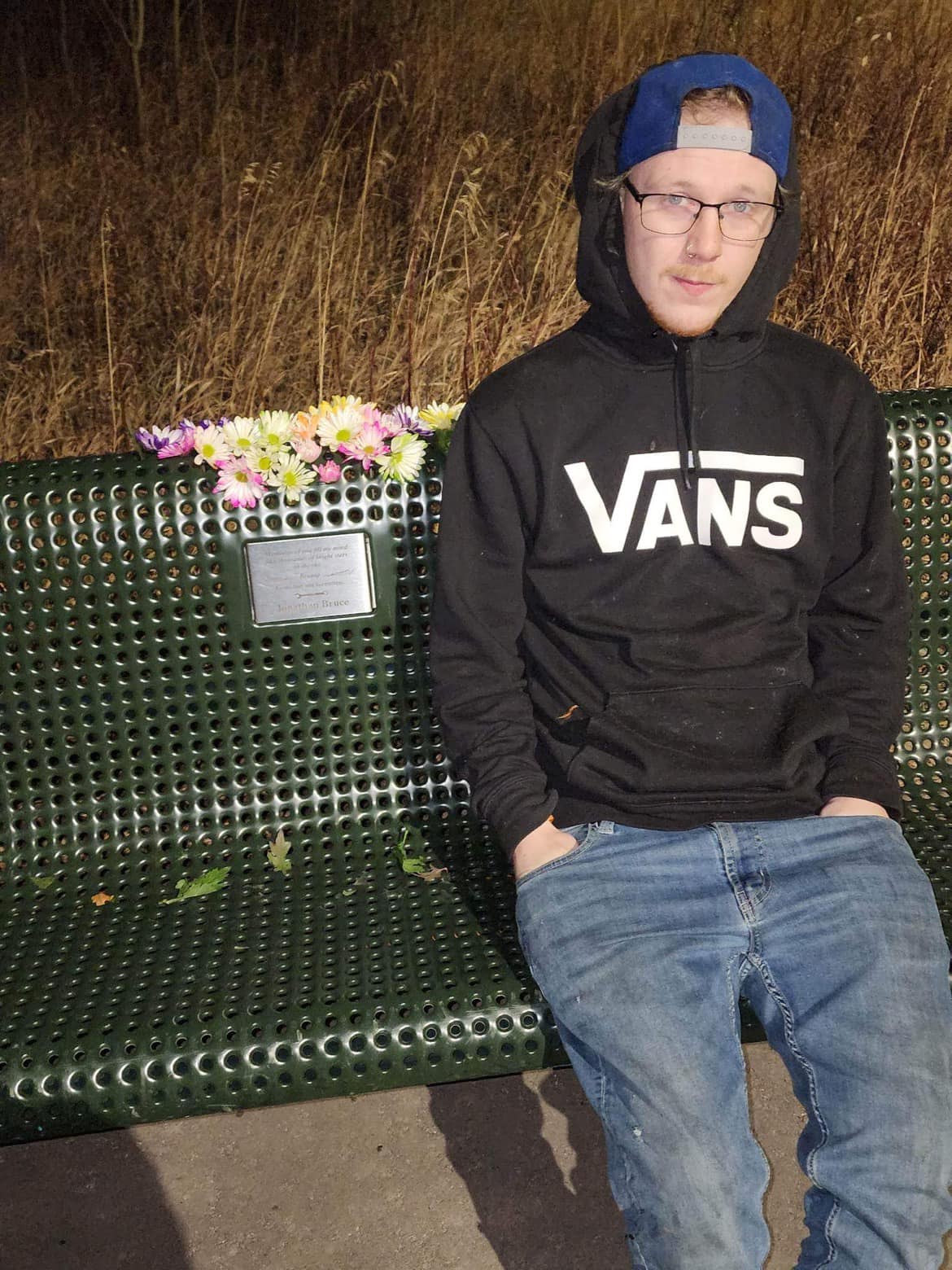 Talon Kidner with Bruce's bench – Energeticcity.ca