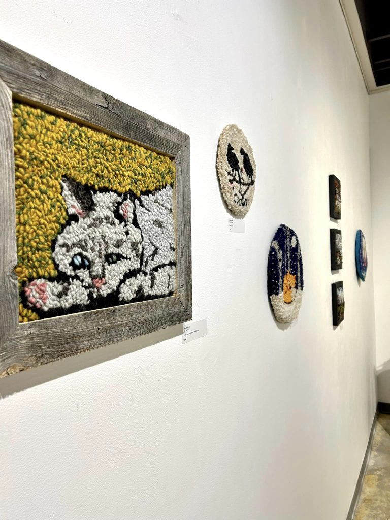 Last week to see Woolen Canvas: Artistry in Fibre exhibit