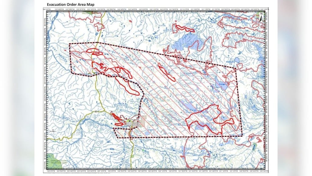 Evacuation order issued for Patry Creek and Nogah Creek fires