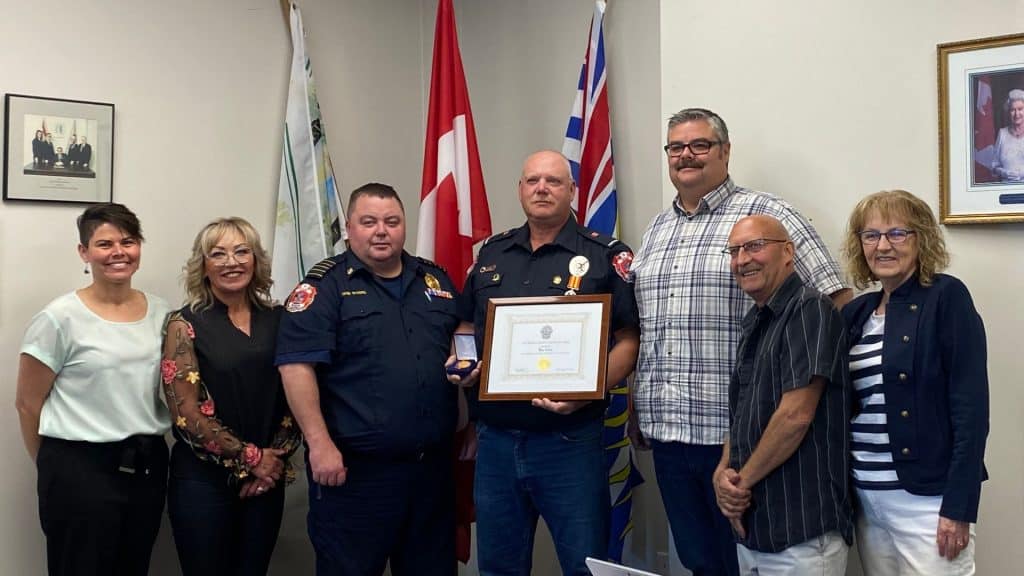 Taylor firefighter Ray Ensz honored for decades of service