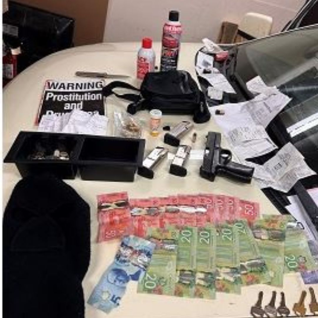 Northern Rockies RCMP seize firearms, drugs, and cash in vehicle stop